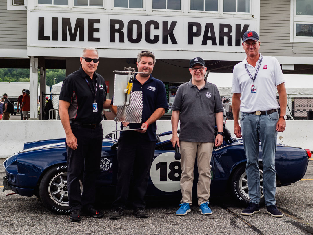 The 2023 Piston Technician Award at Lime Rock Historic Festival 41