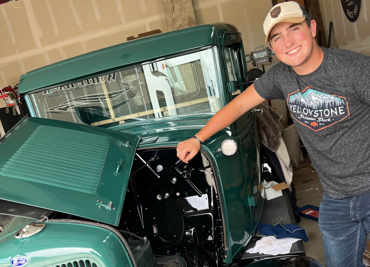 Piston Scholar Mory Hummell Sets His Sights on Car Restoration