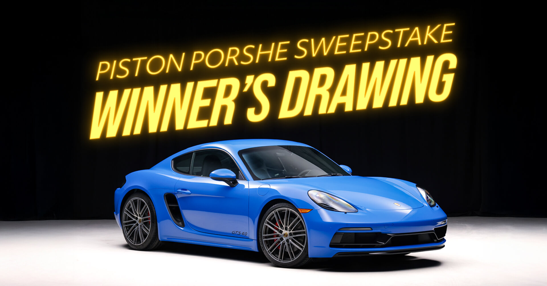 Enter to Win Our 2025 Porsche 718 Cayman GTS Sweepstake